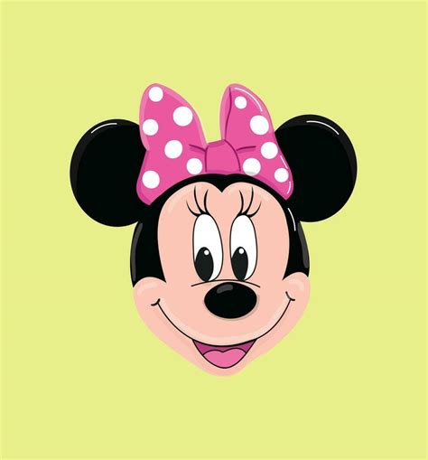 Minnie Mouse Cartoon Face