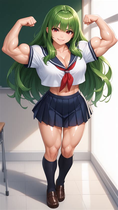Anime Muscle School Girl 187 By I Lovefantasy On Deviantart