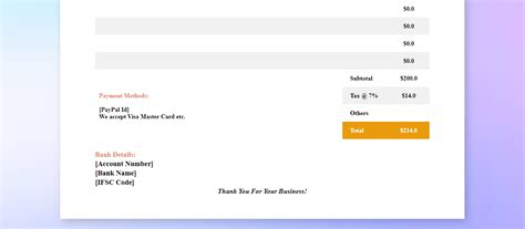 GitHub VishwasPrabhu Invoice Template Vanilla JS