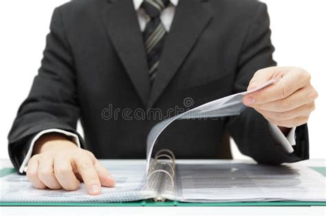 Auditor Checking Documentation Stock Image Image Of Document Business 39829637