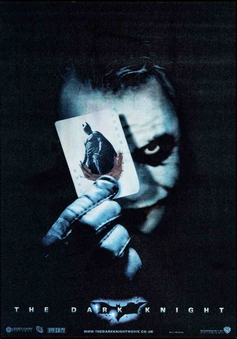 The Dark Knight Lenticular Poster 2008 Blue Robin Collectables