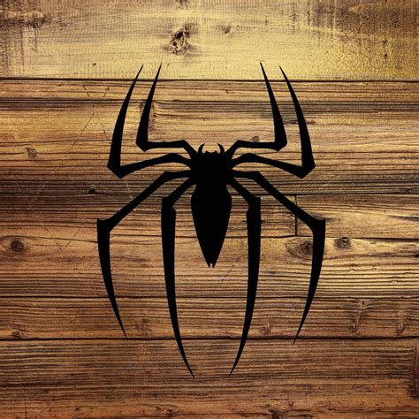 Spiderman Symbol Stencil