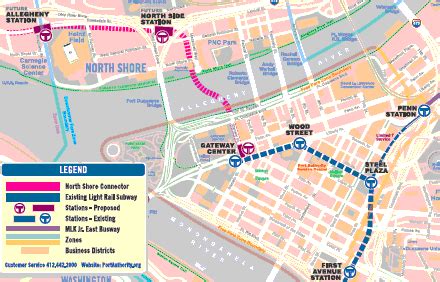 Pittsburgh Subway Map Travelsfinders Com