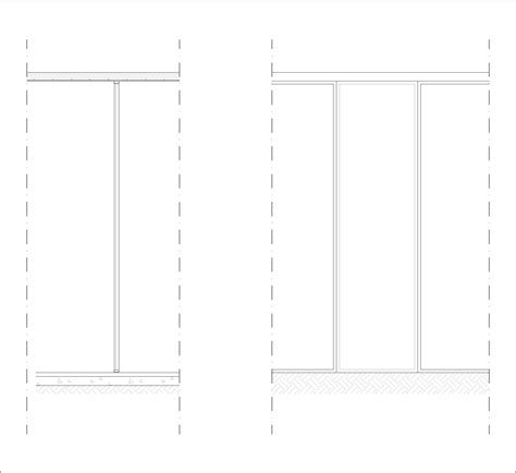 Ventana De Altura Completa Dwg Detalle Cad Descarga Gratis