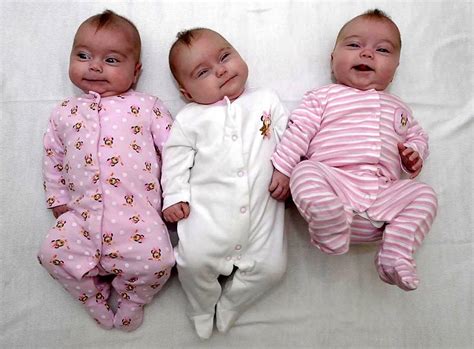 AcE ManaL Sharing Her Stuff Identical TRIPLETS