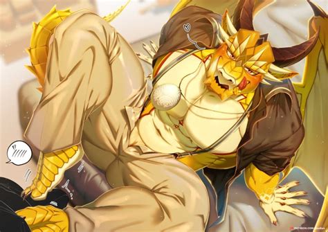 Rule 34 2 Horns Anthro Bodily Fluids Booboo34 Clothed Clothing Dragon