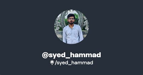 Syedhammad Twitter Instagram Facebook Linktree
