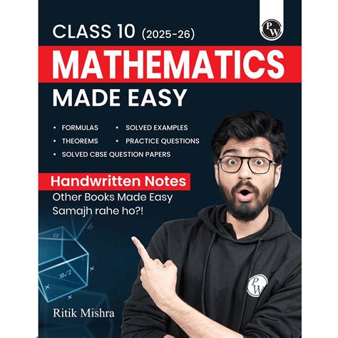 Pw Cbse Class 10 Mathematics Made Easy Handwritten Notes By