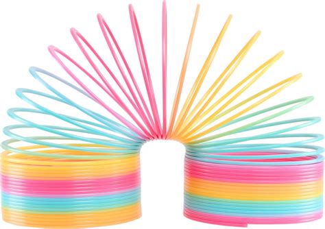 Extreme Rainbow Slinky® Large Plastic Fidget Toy 9 Inch