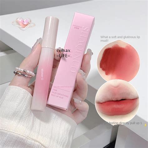 Cymx ลิปกลอส เนื้อแมตต์ กํามะหยี่ นุ่ม สร้างสรรค์ โคลน หมอก แต่งหน้า