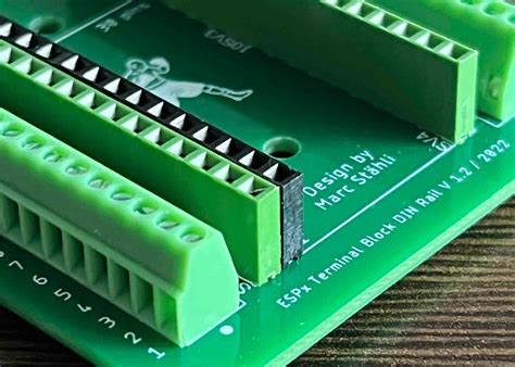 Esp8266 Esp32 Wemos Universal Terminal Block Din Rail And Stand