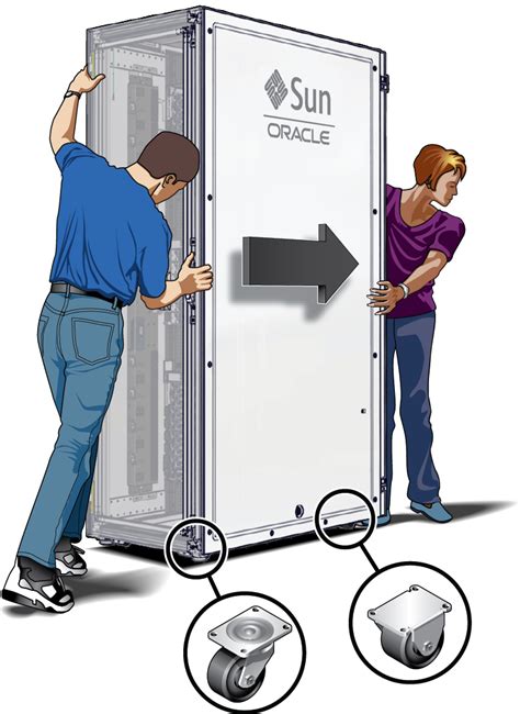 설치 현장으로 서버 이동 Sparc M7 시리즈 서버 설치 설명서