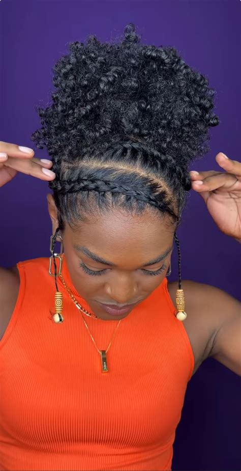 330 Ideias De Penteado Cabelo Crespo Em 2025 Penteado Cabelo Crespo Cabelo Com Trança Cabelo