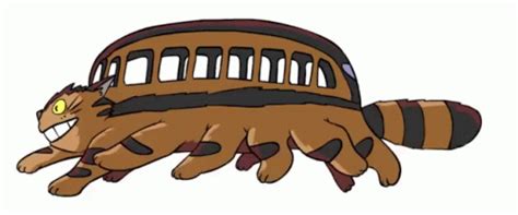 Cat Bus Totoro  Bus Catbus Totoro Discover And Share S