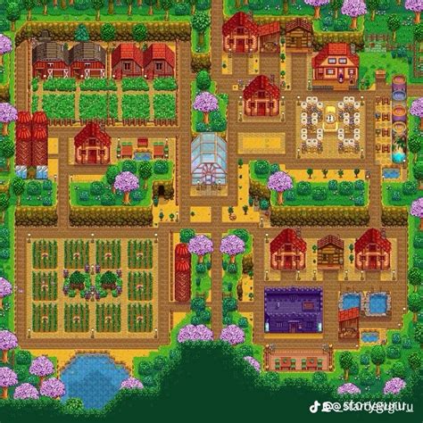 Stardew Valley Four Corners Farm Layout