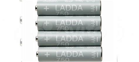Аккумуляторы IKEA 1,2V 750, 1900,2450 mAh купить в Москве с доставкой ...