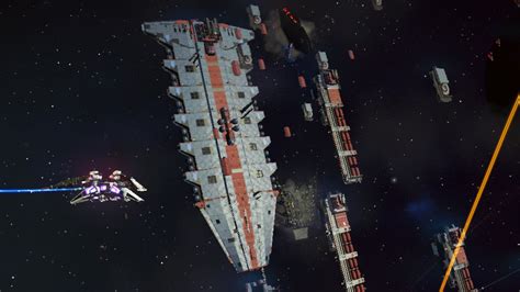 Cool Looking B Class Freighter Red Black Colors Ressurgent Class