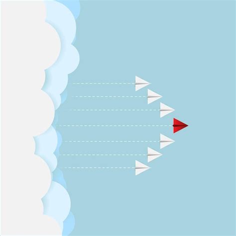 Paper Plan 100 Art 00305 Premium Vector