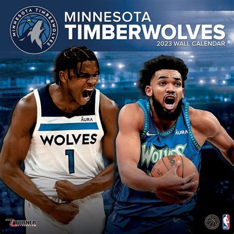 Minnesota Timberwolves 2023 12 X 12 Team Wall Calendar Minnesota