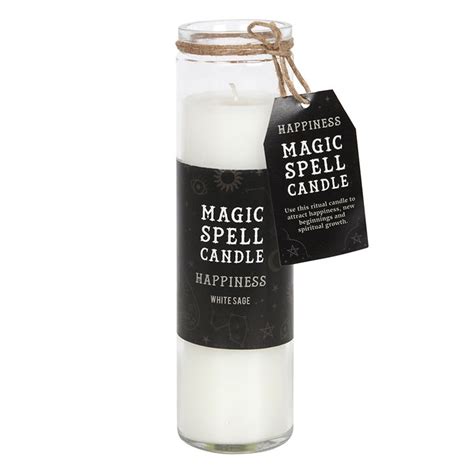 Happiness White Sage Magic Spell Tube Candle Something Different