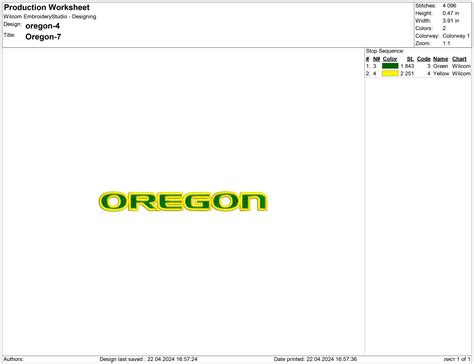 Oregon Ducks Embroidery Design Files For Machine Embroidery