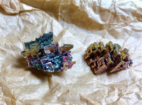 Metal Candy 前陣子去趟墨爾本旅遊，旅程中買了漂亮的小東西，一探究竟，它是「鉍」（bismuth），是金