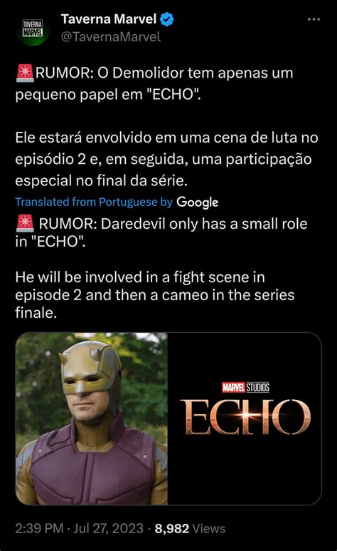 Marvels Echo Disney Series Leaks R Mauler
