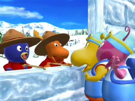 Image Screaming Snow Fort The Backyardigans Wiki