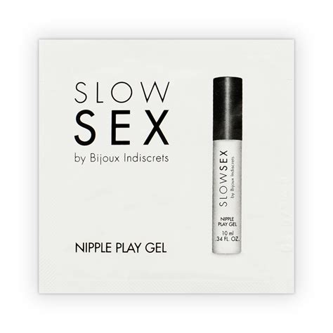 Bijoux Slow Sex Gel Stimolante Nipple Play Gel Monodose 6 Ml Tu