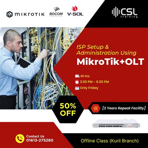 Csltraining Networking Mikrotik Olt Bdcom Vsol Csl Training