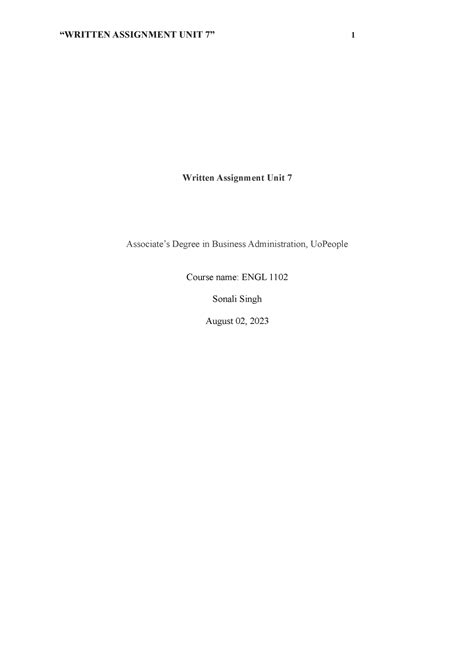 written assignment engl 1102 unit 7 “written assignment unit 7” 1