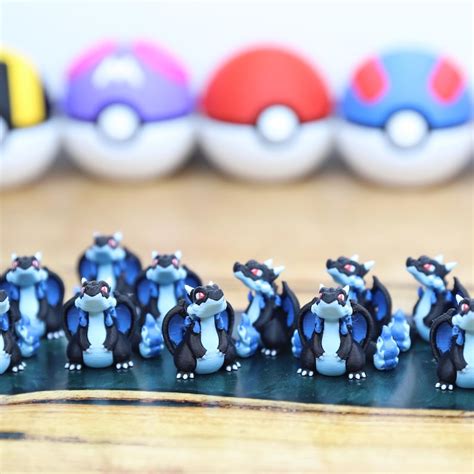 Chibi Mega Charizard X 3d Printed Figurine Cute Pokemon Model Keychain Option Perfect T