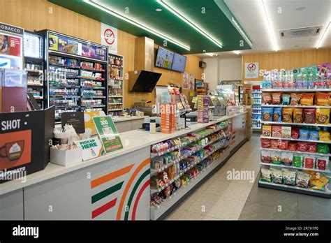 Kuala Lumpur Malaysia Circa March 2023 Interior Shot Of 7 Eleven