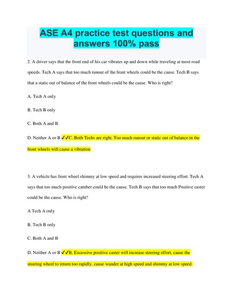 Ase Testing Grade To Pass Ase Passing Score What You Must Know