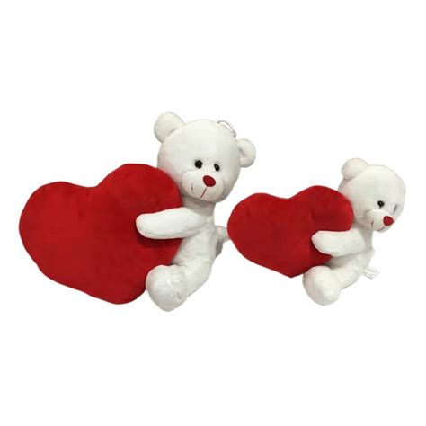 New Hot Sale Valentine Teddy Bear Hug Me Bear Plush Toy Doll With Red