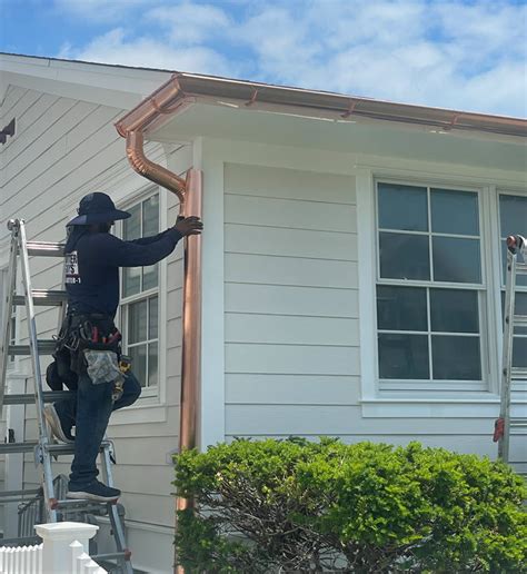 Copper Gutter Repair Material Copper Gutters Port St Lucie Fl
