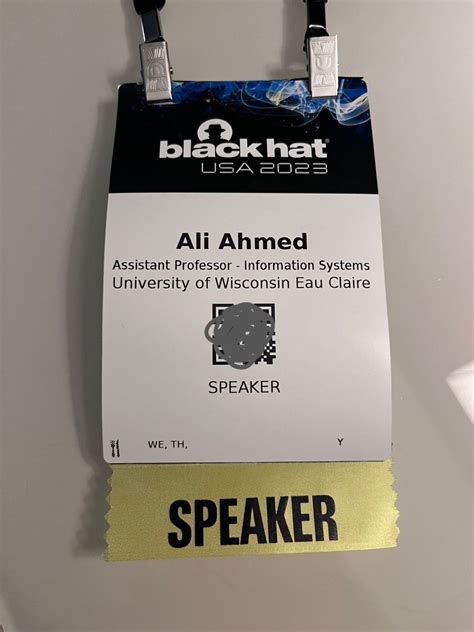 Ali Ahmed On Linkedin Bhusa2023 Cybersecurity Bugbounty Ethicalhacking Infosec Uwec…