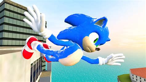 Sonic Ragdoll Jumps And Falls Gmod Episode 372 Youtube