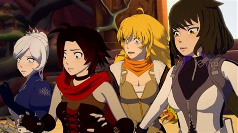 This Reaction Of Team Rwby Seeing The Curious Cat Getting Mauled To
