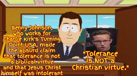 He Says Christians Never Were Tolerant Imgflip
