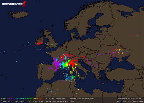 Uk Live Lightning Detection