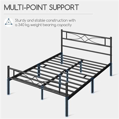 Yaheetech Metal Bed Frame 140 X 200 Cm Instruction Manual