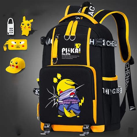 Pokemon Backpacks Pikachu Student School Bags Pokemon Portal