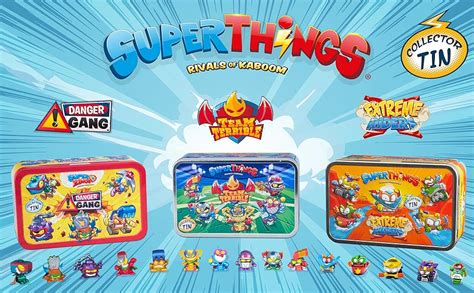 Superthings Pack Of 3 Superthings Tins Exclusive Sale Amazon Pack Includes Team Terrible