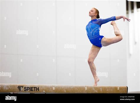 February 24 2024 Gymnast Dulcy Caylor During The 2024 Winter Cup Senior Womens Gymnastics