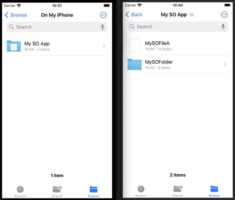 Ios How Can I Write A File In A Folder Located At Apples Files App