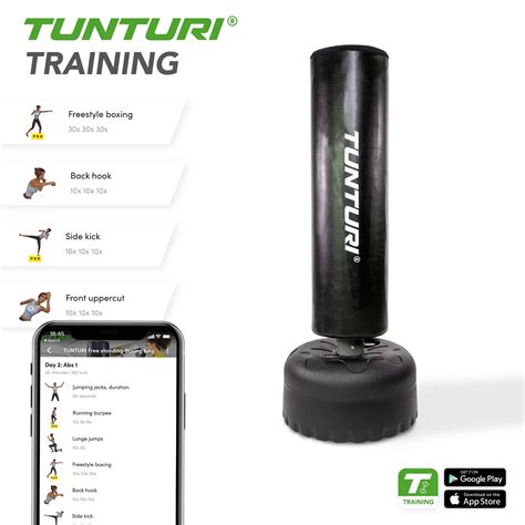 Tunturi Free Stand Punch Bag Boxing Bag 180 Cm Decathlon