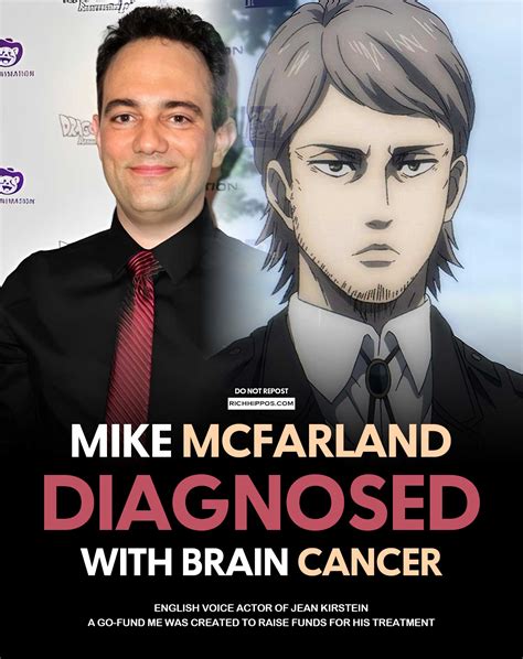 Hajime News Voice Actor Mike Mcfarland Was Recently Diagnosed With