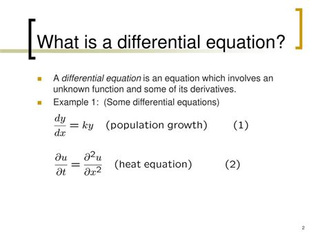 Differential Equations