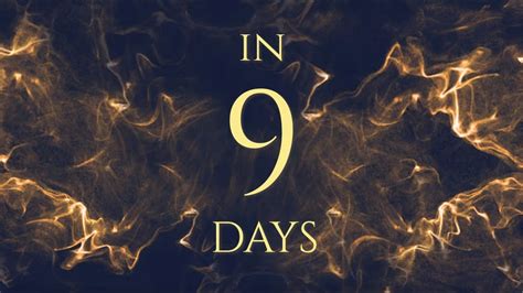 9 Days Countdown
